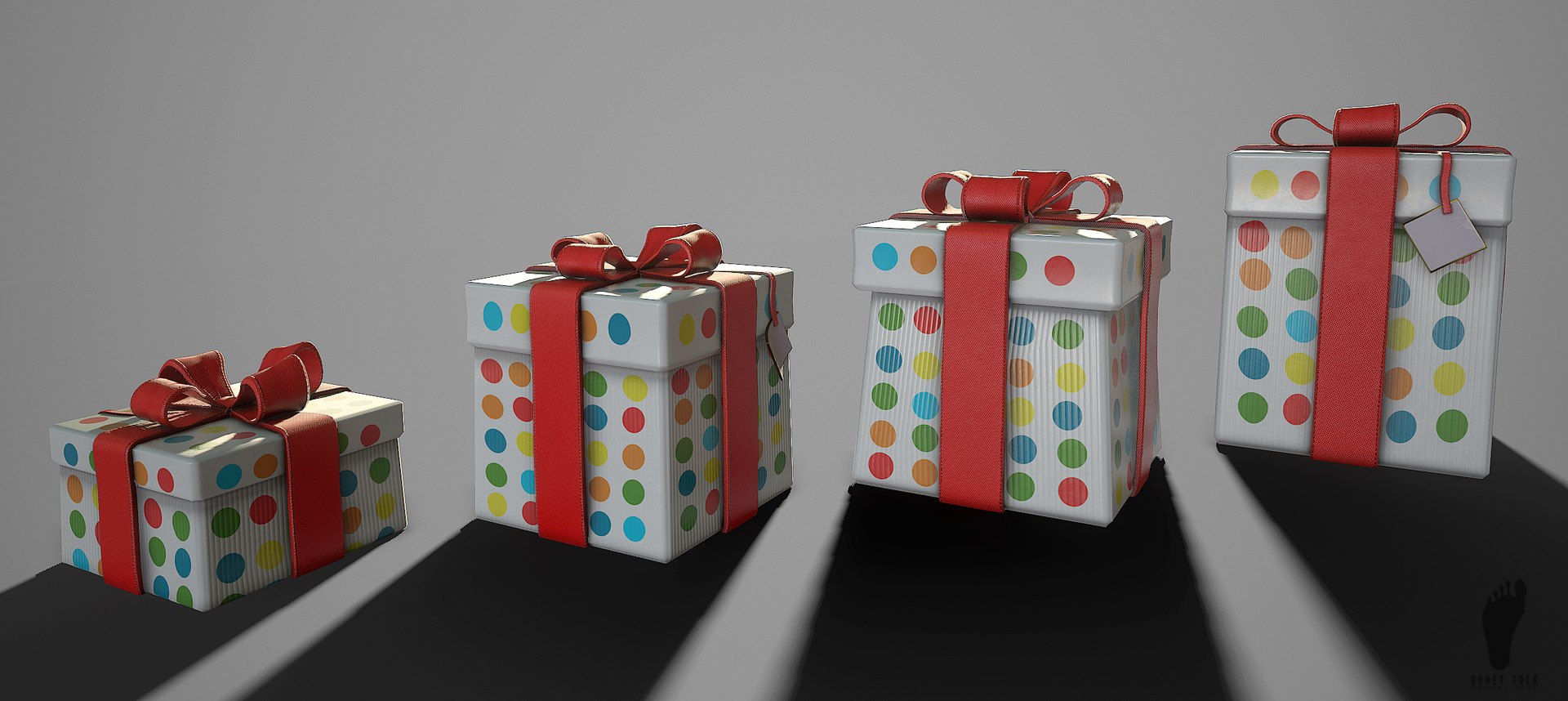 Ready birthday gifts 3D model - TurboSquid 1373704