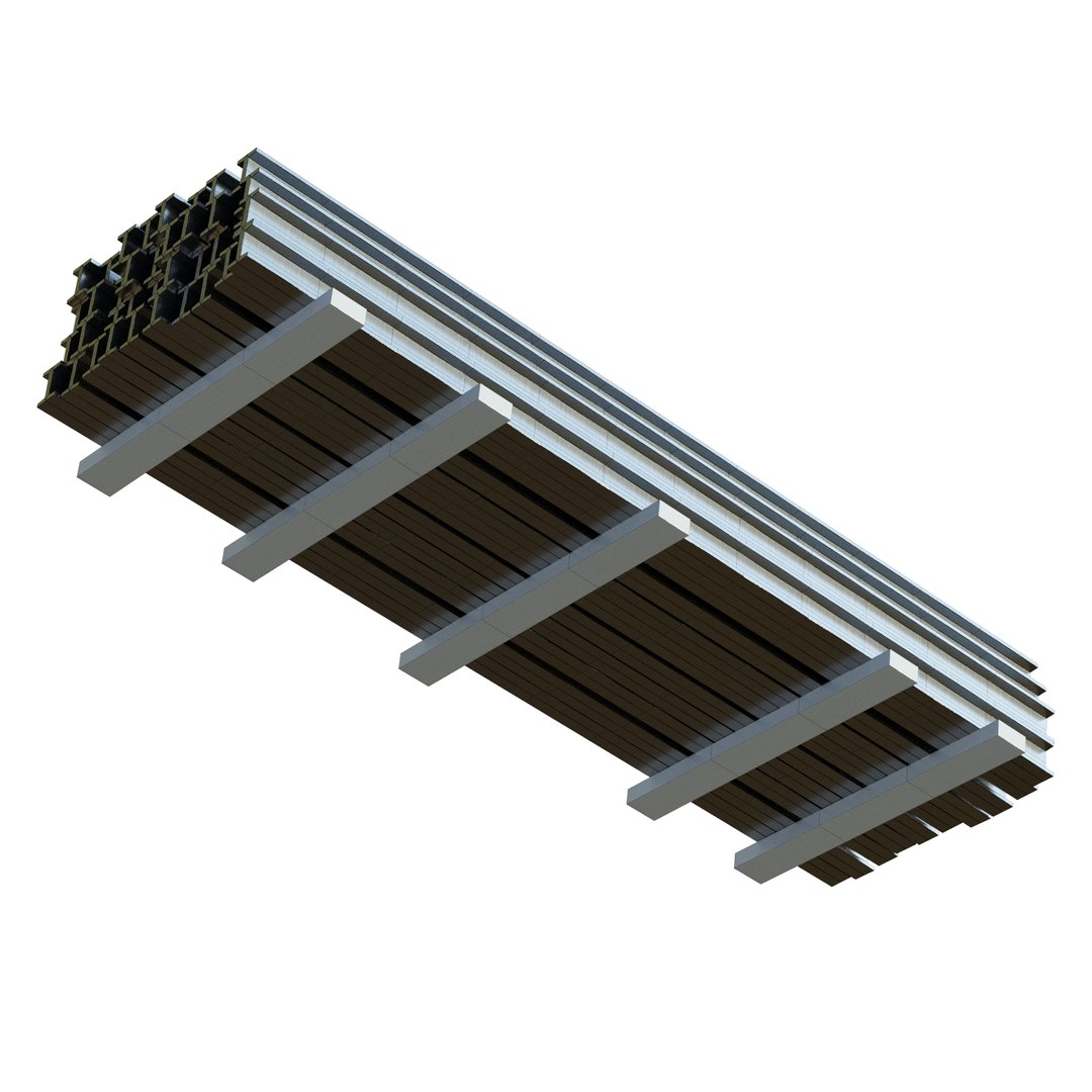 Iron Beams 3D Model - TurboSquid 2417982