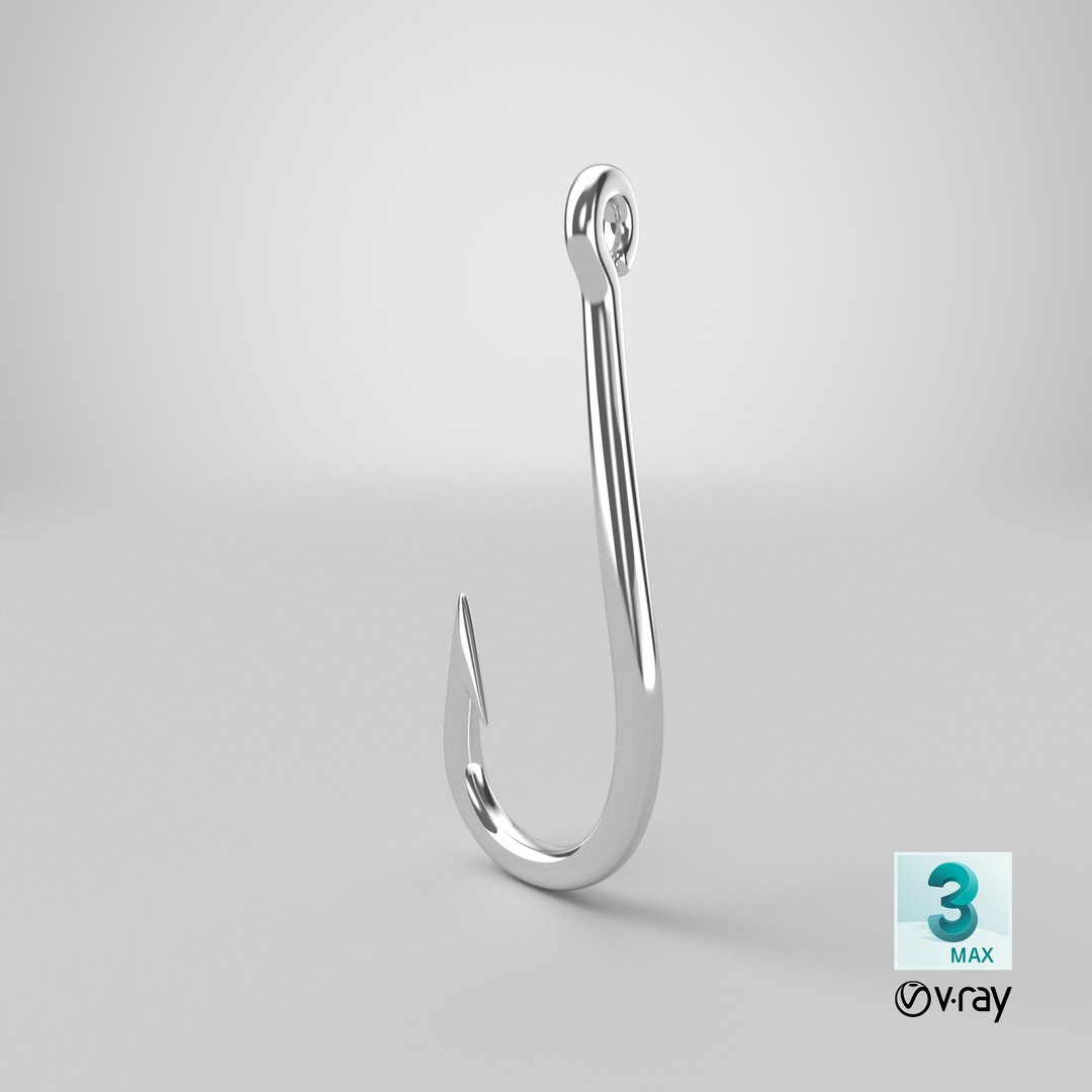 Fishing Hook 3D - TurboSquid 1992488