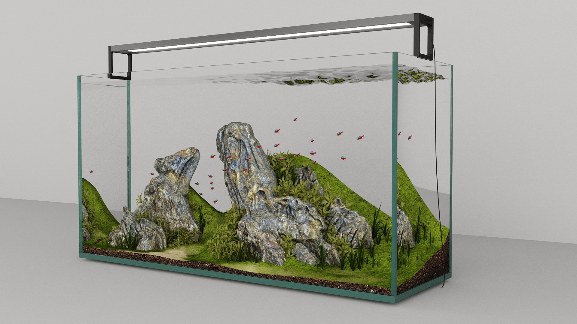 Aquarium 3D Model - TurboSquid 2104392