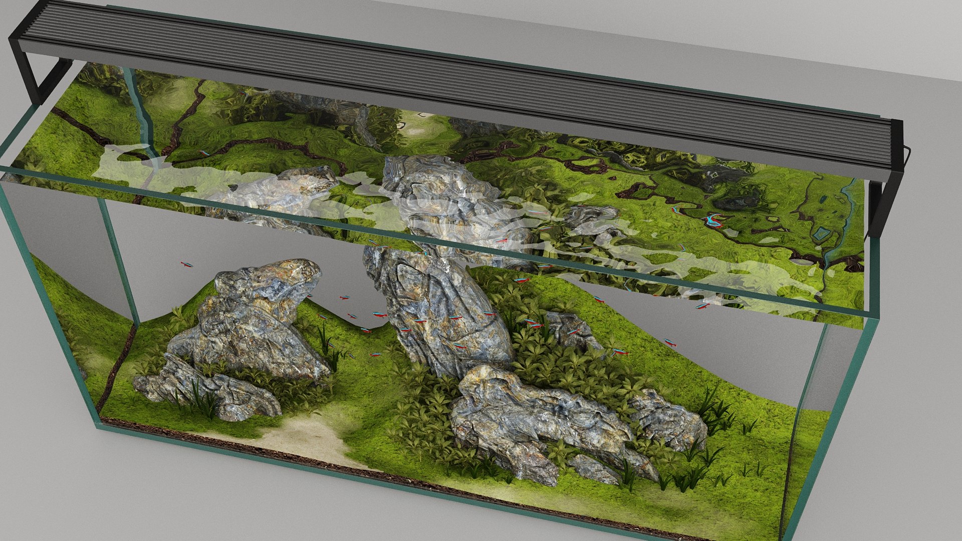 Aquarium 3D Model - TurboSquid 2104392