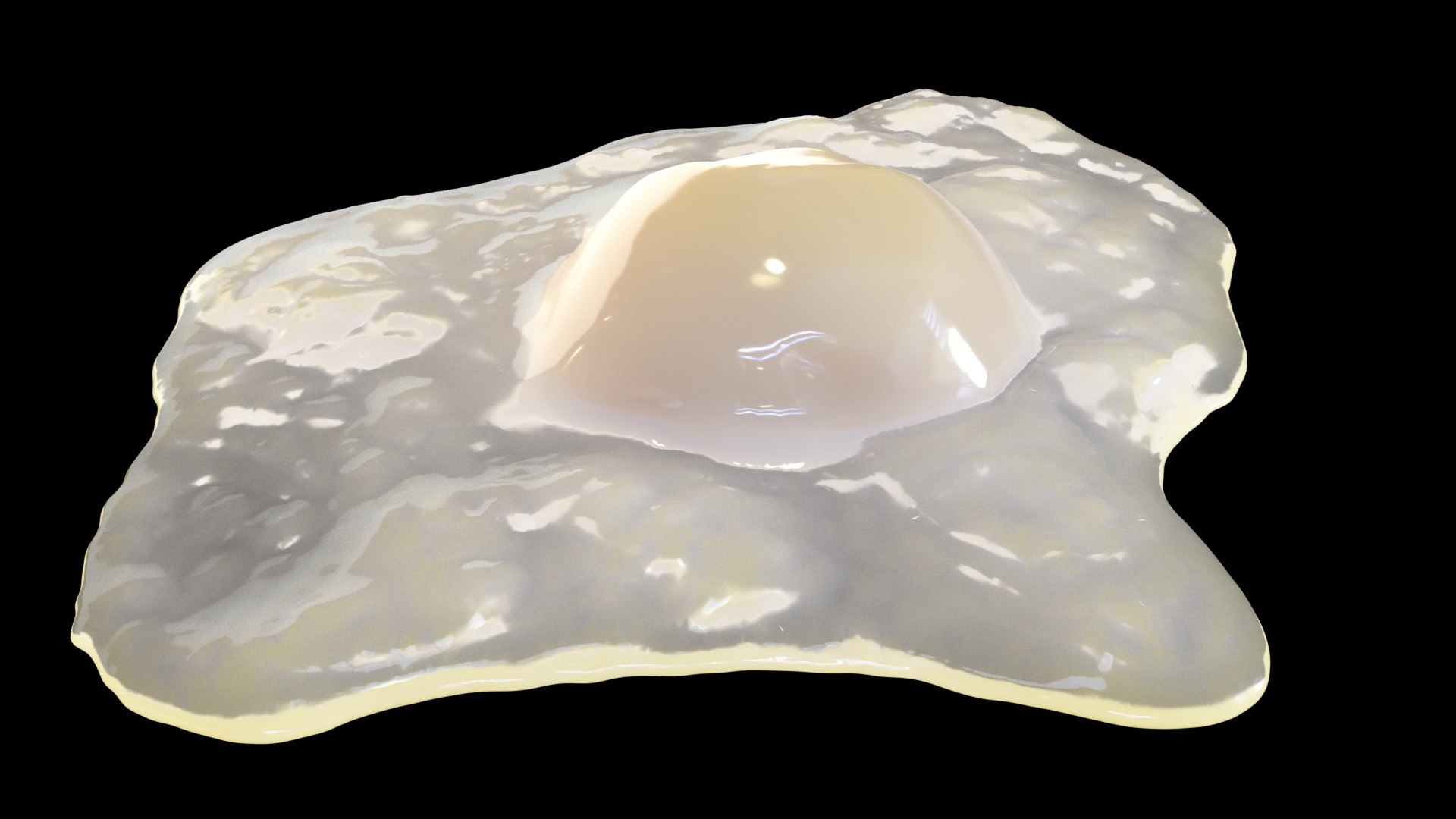 3D Model Cooked Egg - TurboSquid 2067865