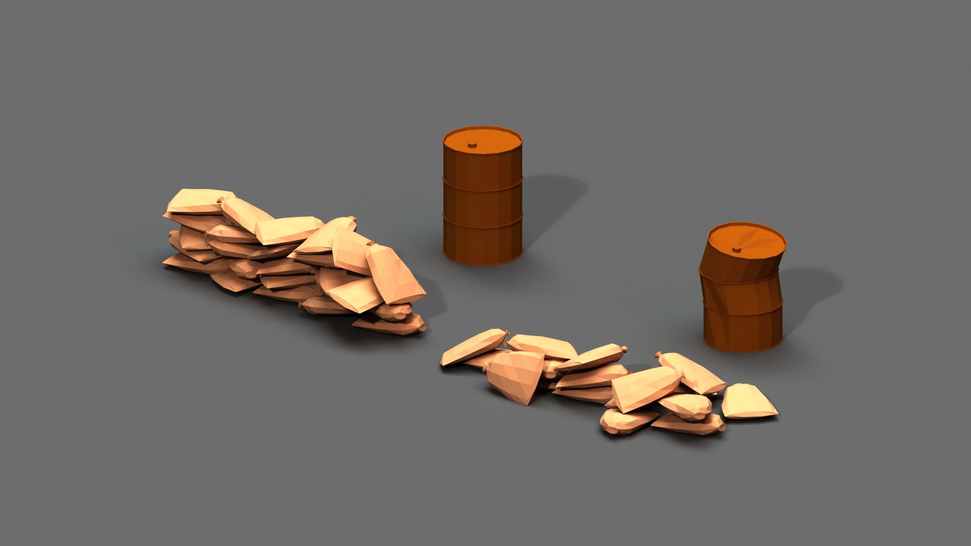 3D Sand Barrel - TurboSquid 1670206