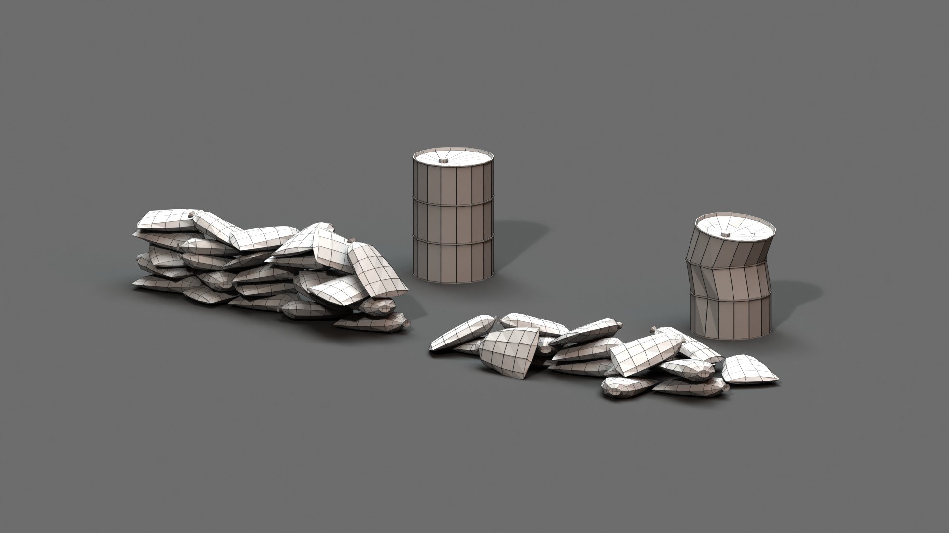 3D Sand Barrel - TurboSquid 1670206