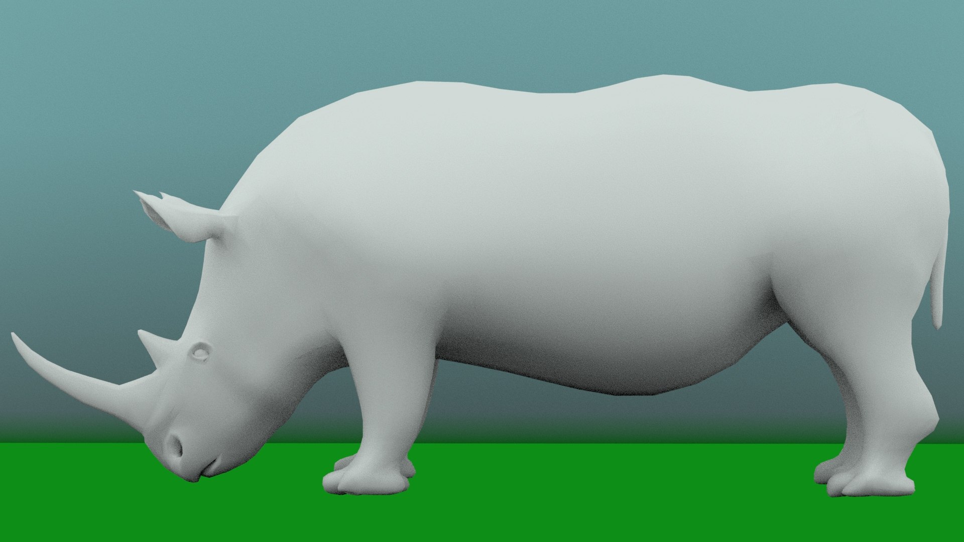 Rhino Base Mesh 3D Model - TurboSquid 1603676