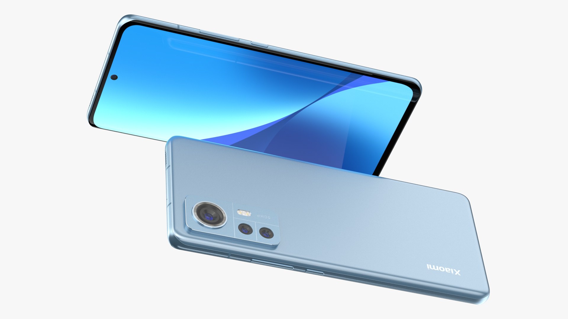 Xiaomi 12 Pro Blue 3D - TurboSquid 1833890