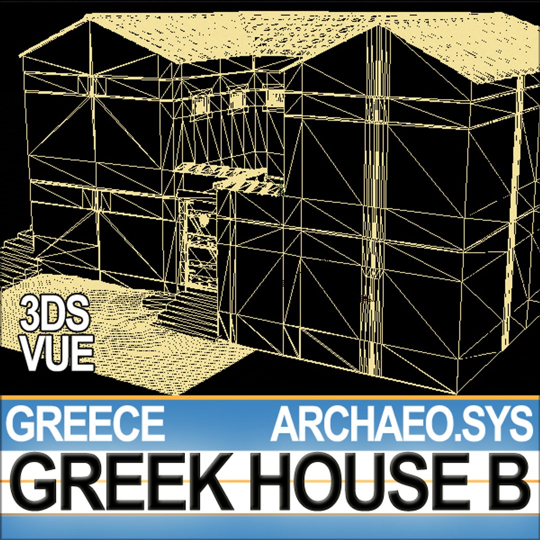3d Ancient Greek House B