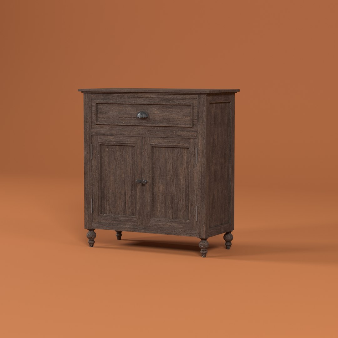 Astoria Storage Cabinet Model - TurboSquid 2236977