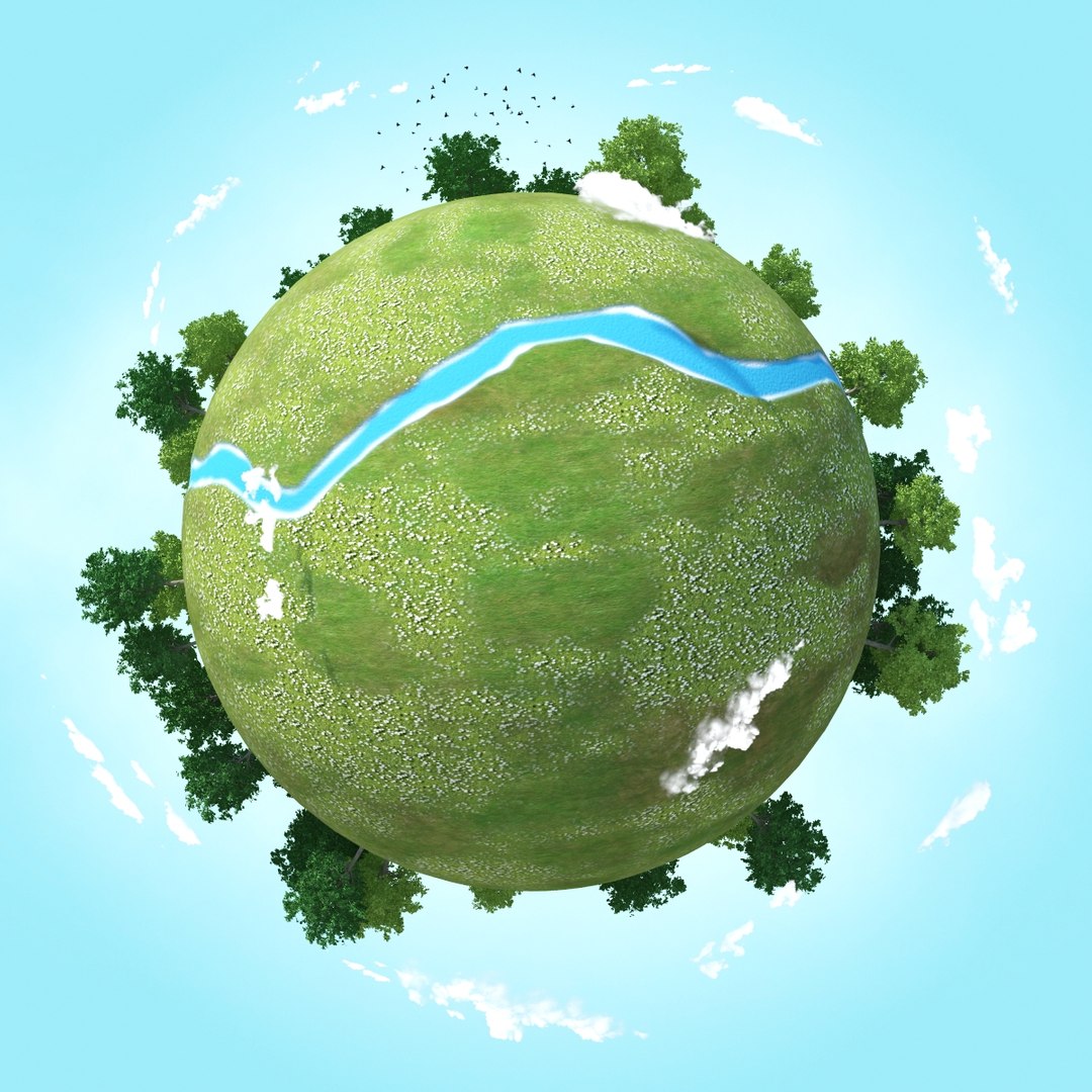 planet river 3d max