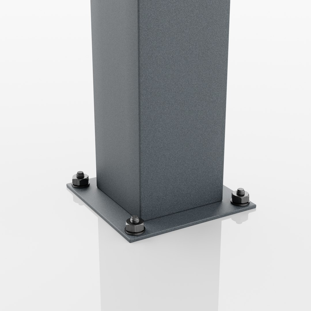 3D Aluminum Walkway Gate - Model 2 - 6cm - - TurboSquid 2058858