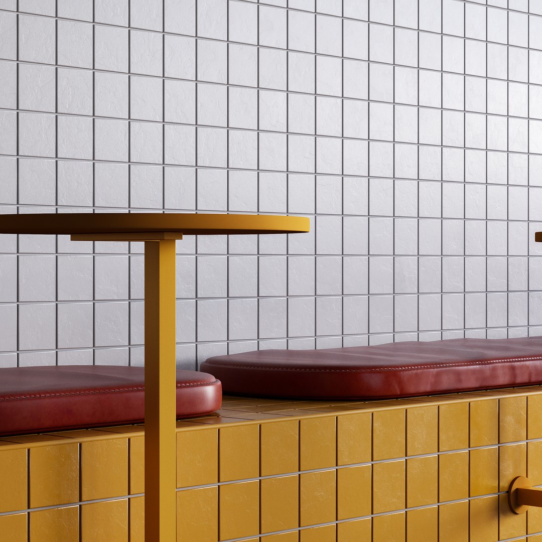 Cafe Seating Area 3D Model - TurboSquid 2365836
