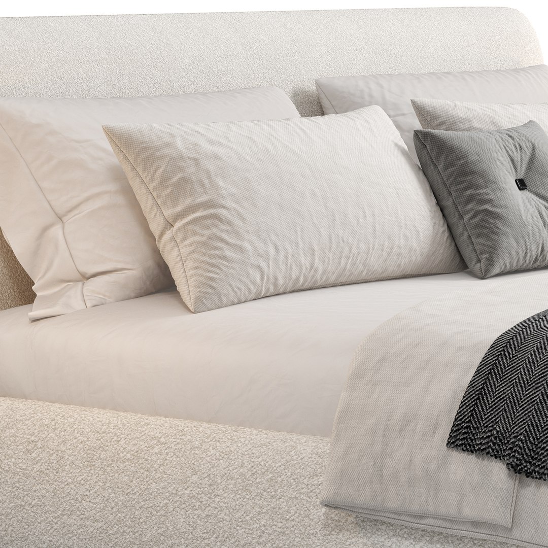 Bed Boca Slimbed 3D Model - TurboSquid 2110068