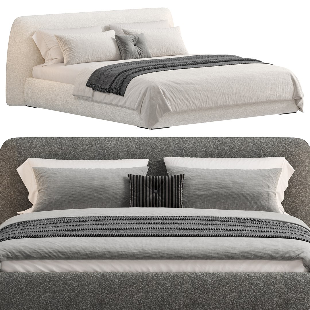 Bed Boca Slimbed 3D Model - TurboSquid 2110068