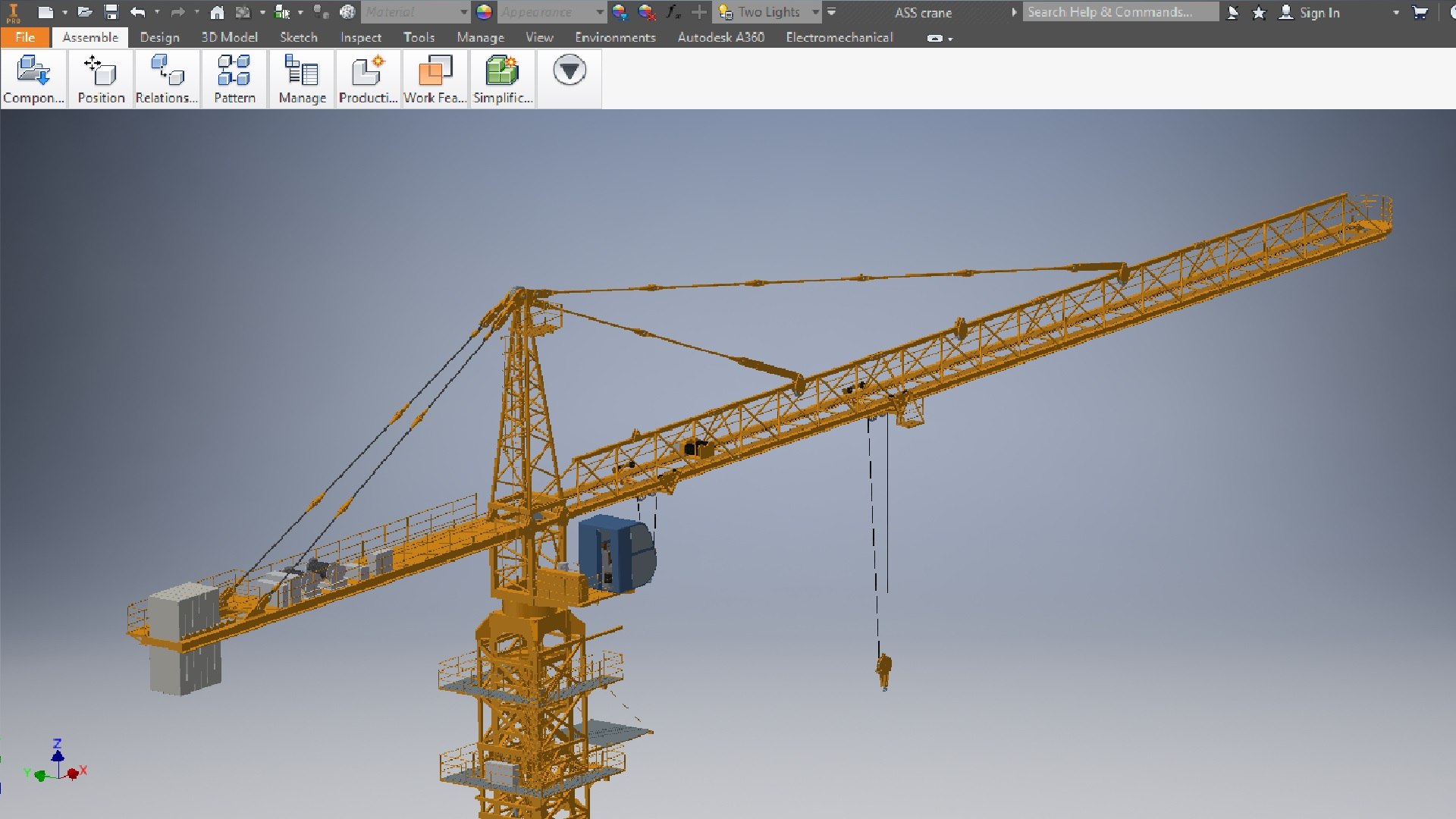 Tower Crane 3D Model - TurboSquid 2019530