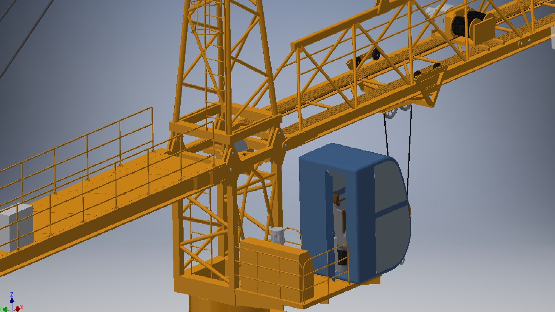 Tower Crane 3D Model - TurboSquid 2019530