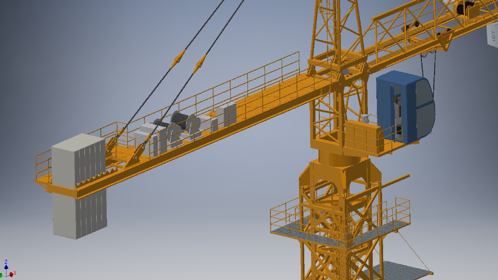 Tower Crane 3D Model - TurboSquid 2019530