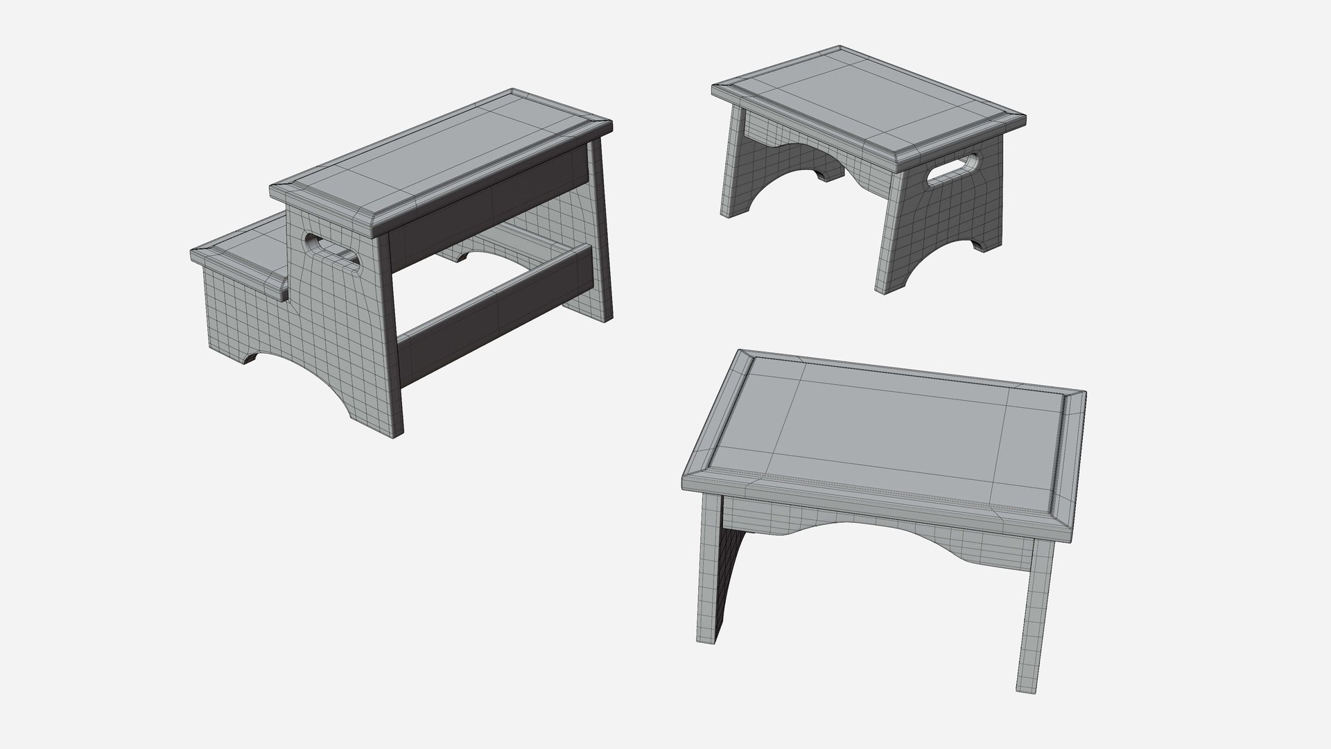 3D Step Stool - TurboSquid 1944688