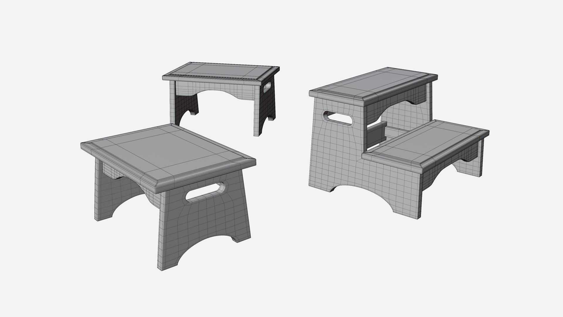 3D Step Stool - TurboSquid 1944688