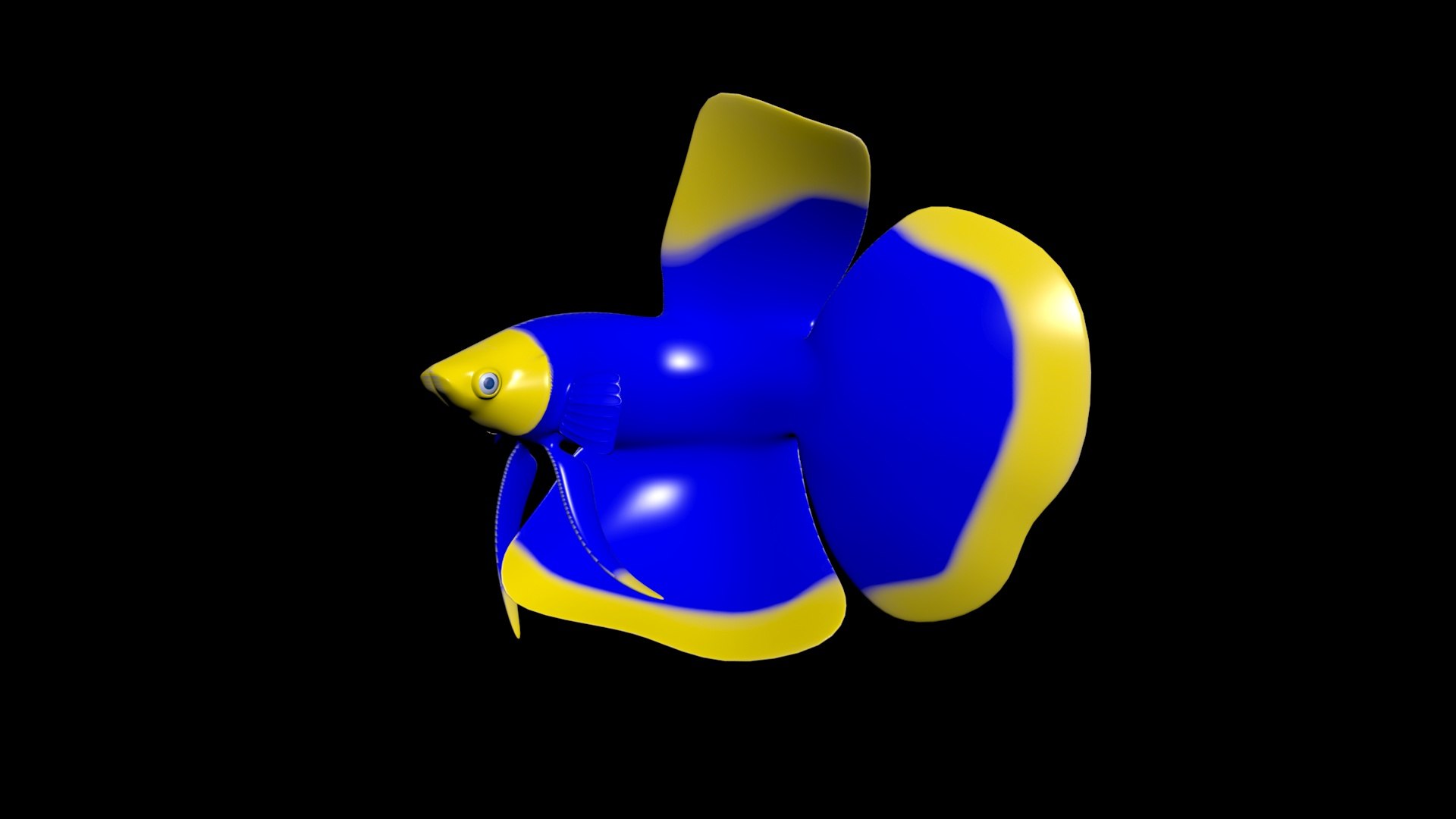 Clown Betta Fish 3D Model - TurboSquid 1473466