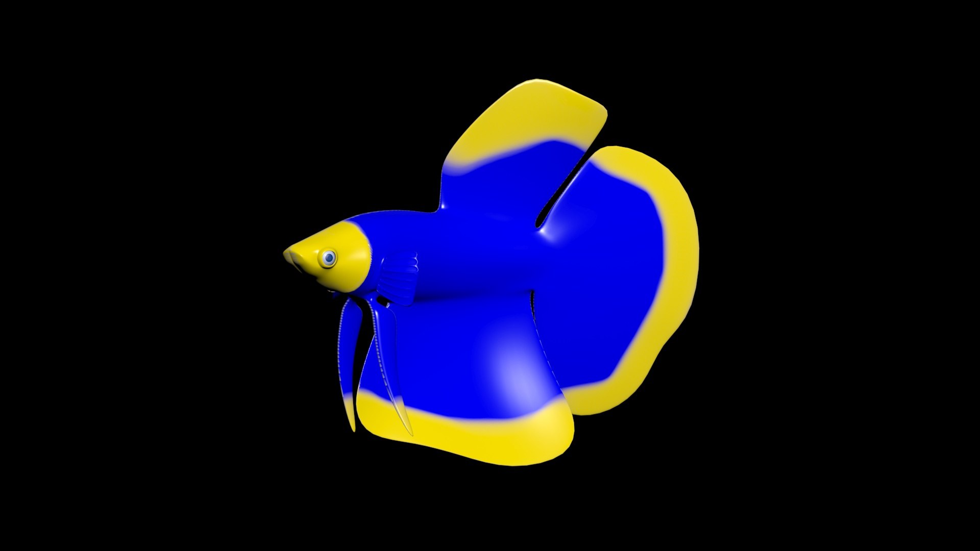 Clown Betta Fish 3D Model - TurboSquid 1473466