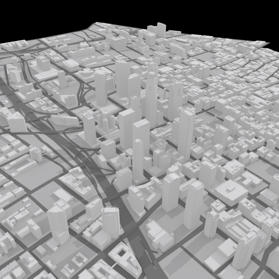 City Los Angeles 12 3d Model