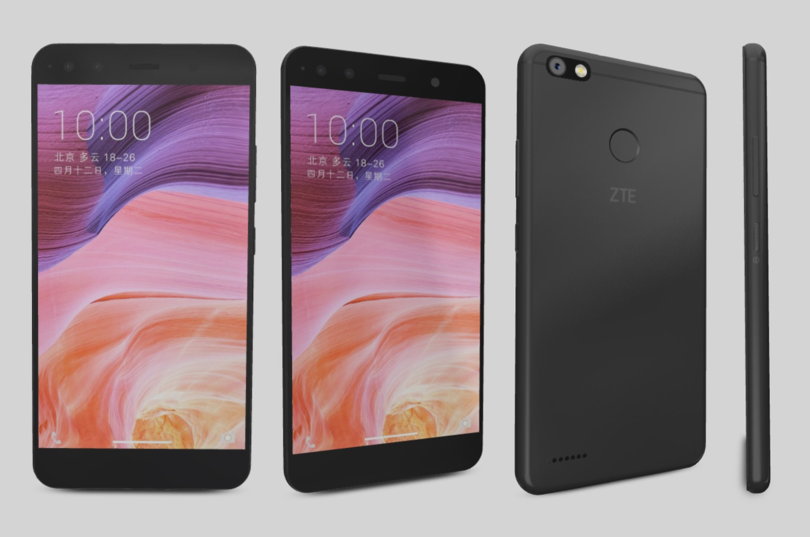 3D Model Zte Blade A3 Phone - TurboSquid 1535324