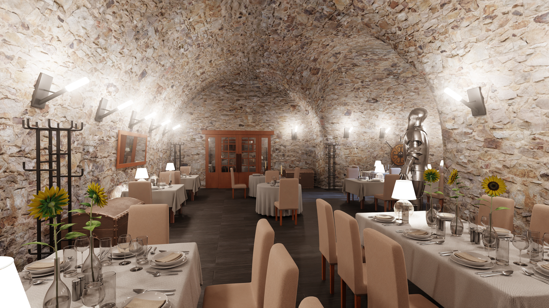 3D Restaurant Cellar Romantic - TurboSquid 1972285