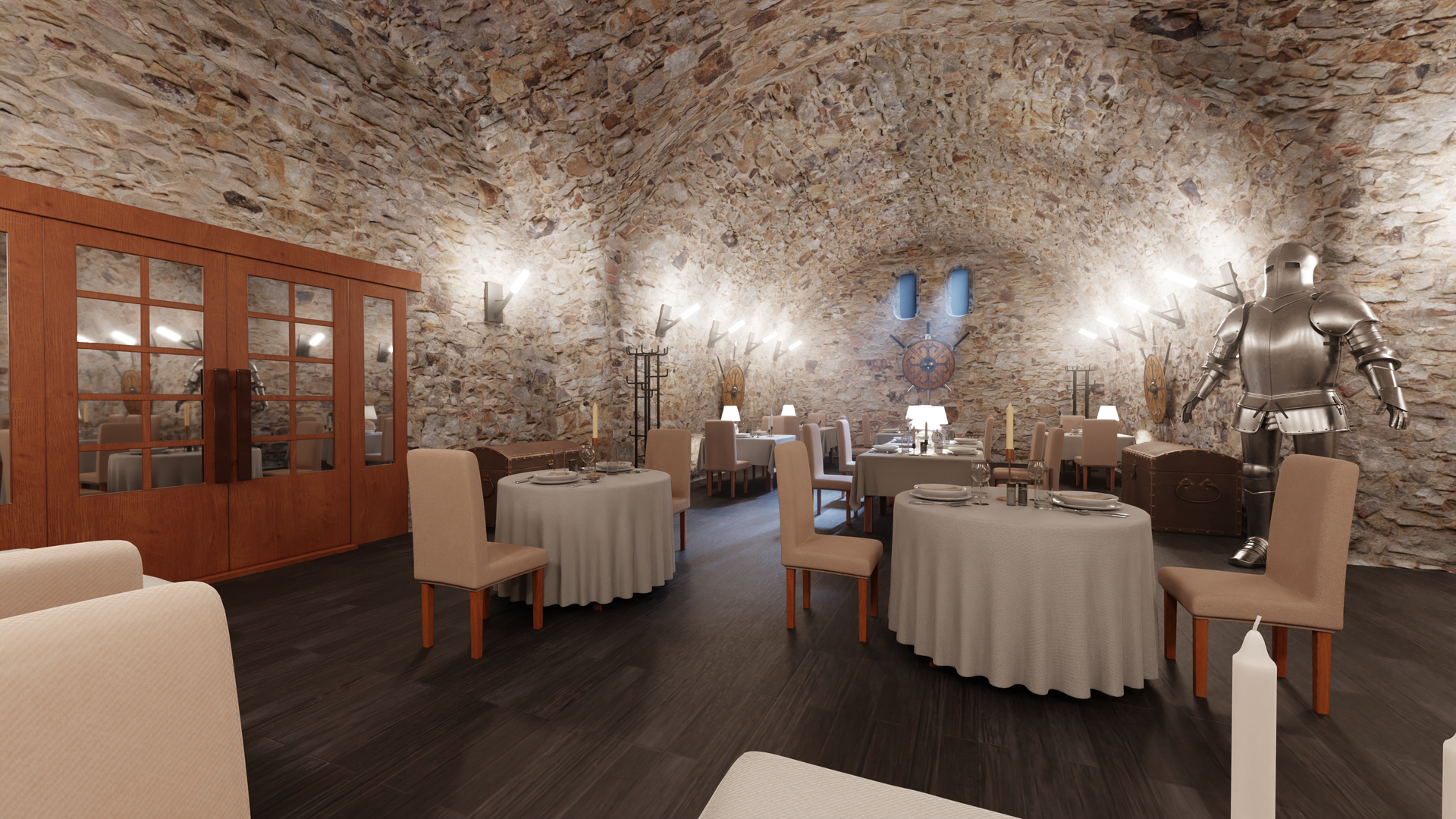 3D Restaurant Cellar Romantic - TurboSquid 1972285