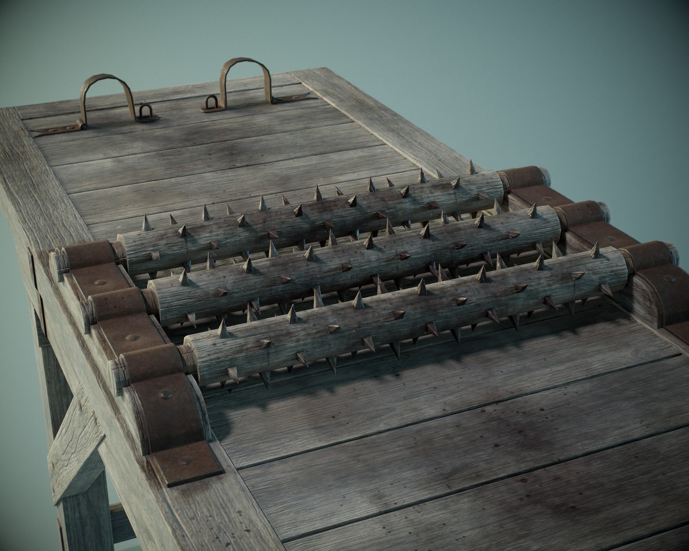 Medieval Torture Rack PBR 3D Model - TurboSquid 1791042