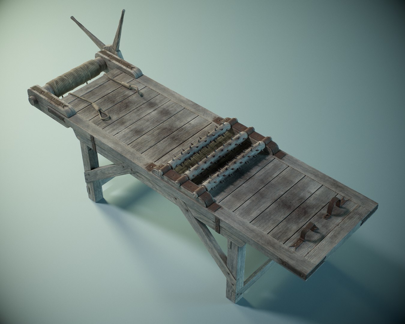 Medieval Torture Rack PBR 3D Model - TurboSquid 1791042