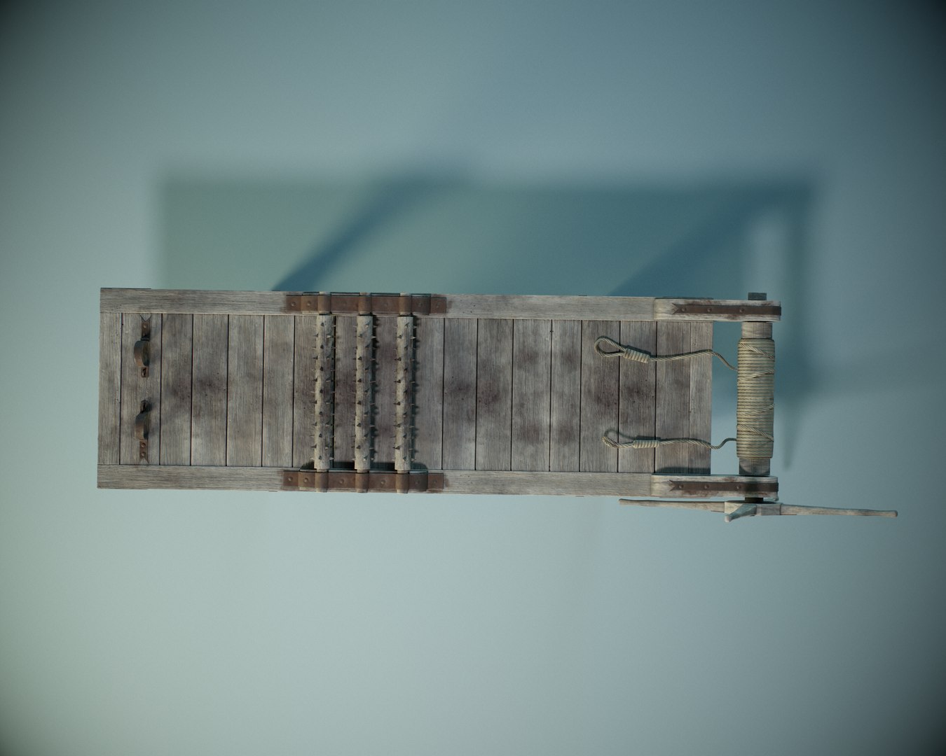 Medieval Torture Rack PBR 3D Model - TurboSquid 1791042