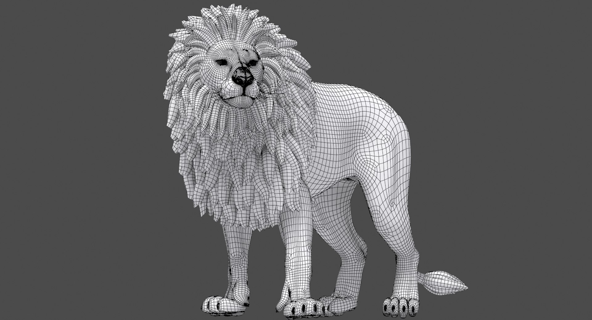 Lion 2 rigged polygonal 3D model - TurboSquid 1377145