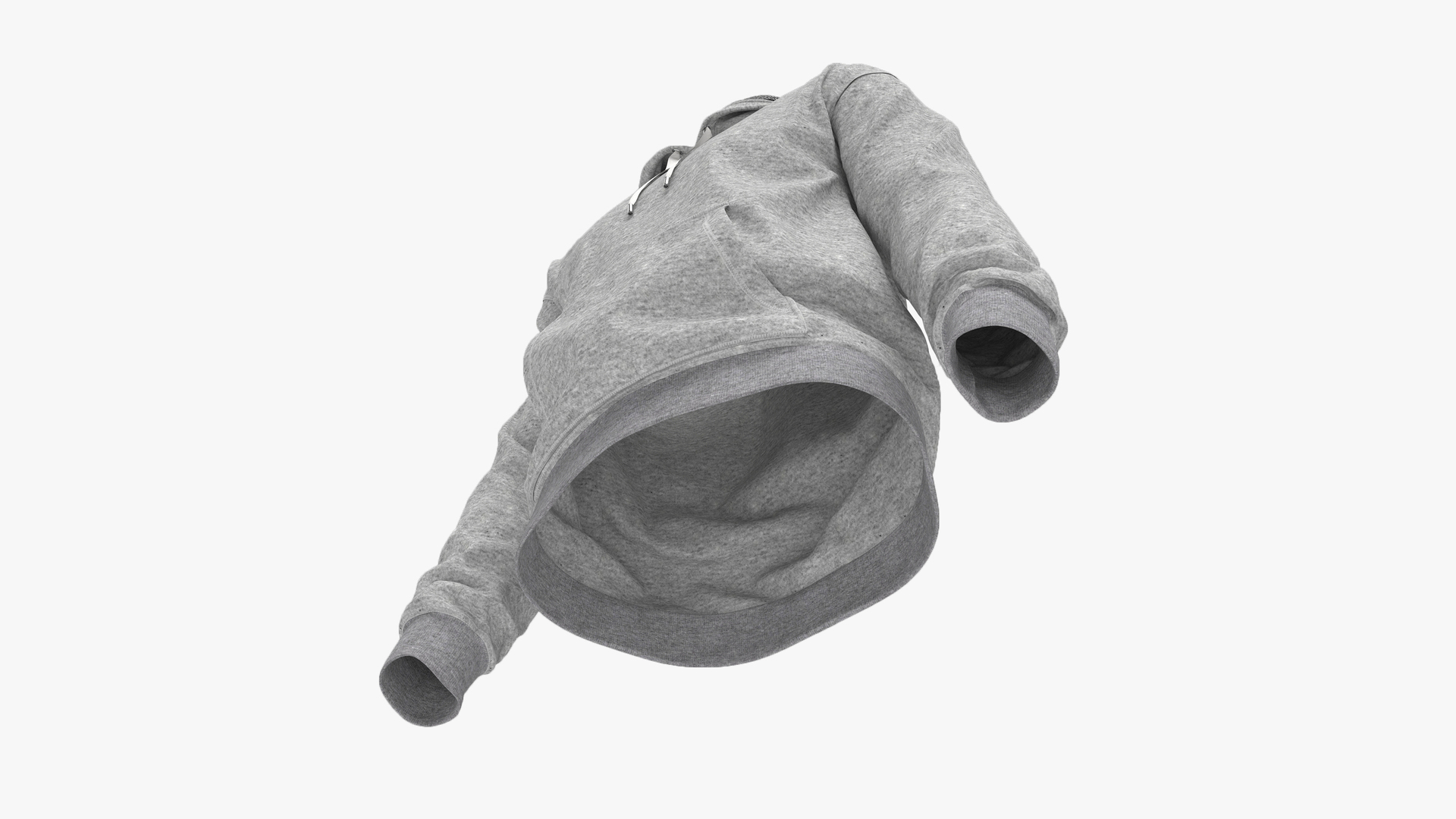 modelo 3d Modelo de forma de cuerpo masculino con capucha desgastada ...