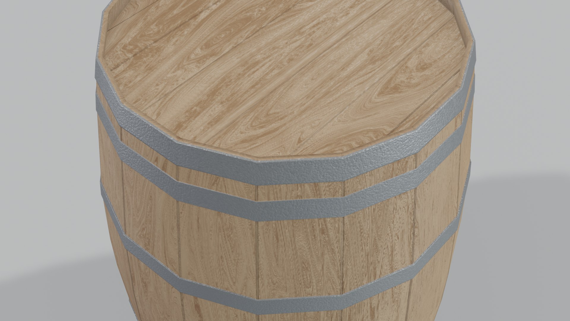 Light Toasted Lowpoly Bourbon Rundlet Barrel 3D Model - TurboSquid 2424797