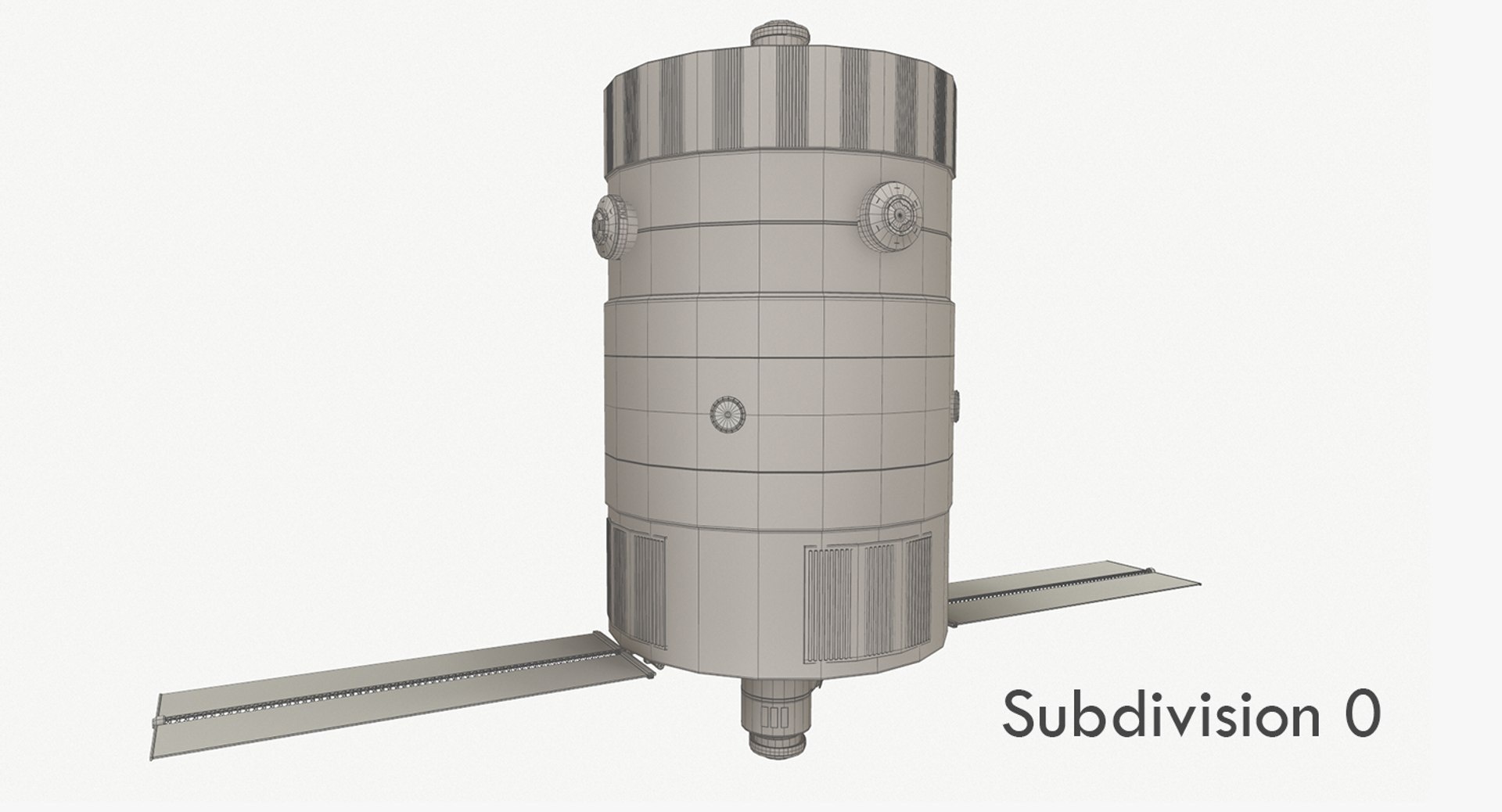3D space habitat based hab model - TurboSquid 1331215