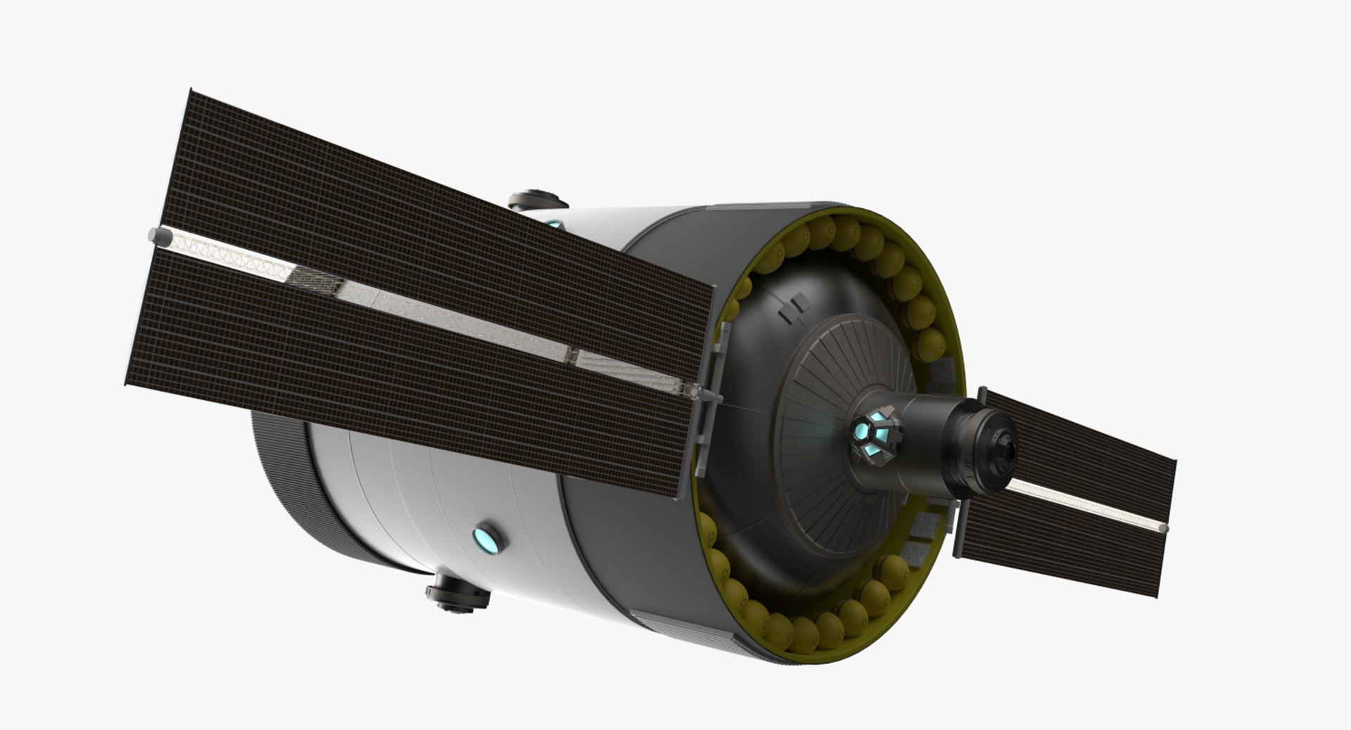 3D space habitat based hab model - TurboSquid 1331215