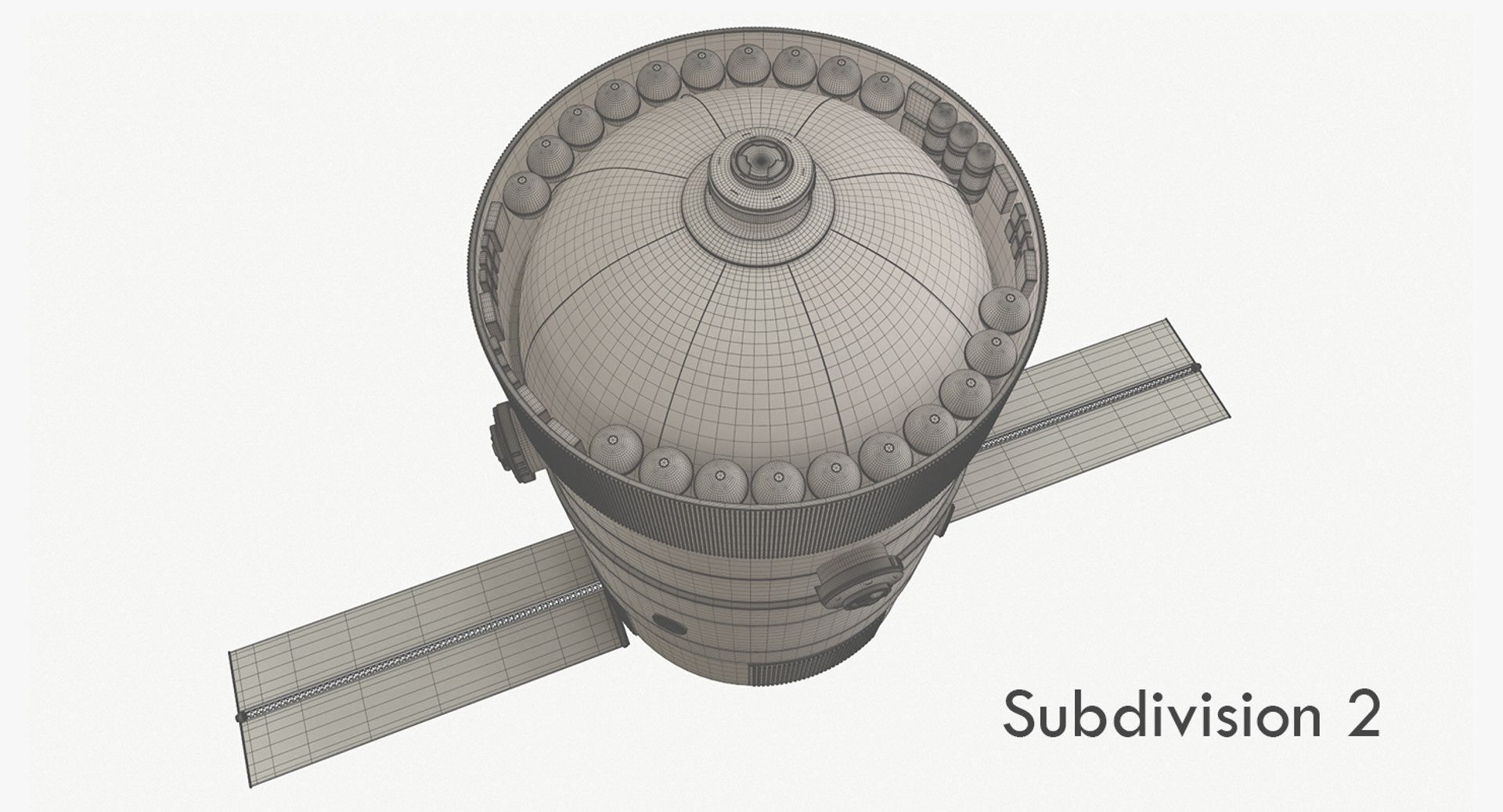3D space habitat based hab model - TurboSquid 1331215