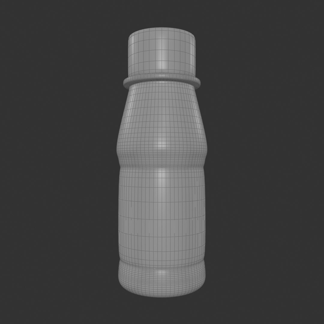 Free Bottle Unwarped - Scene 3d Model