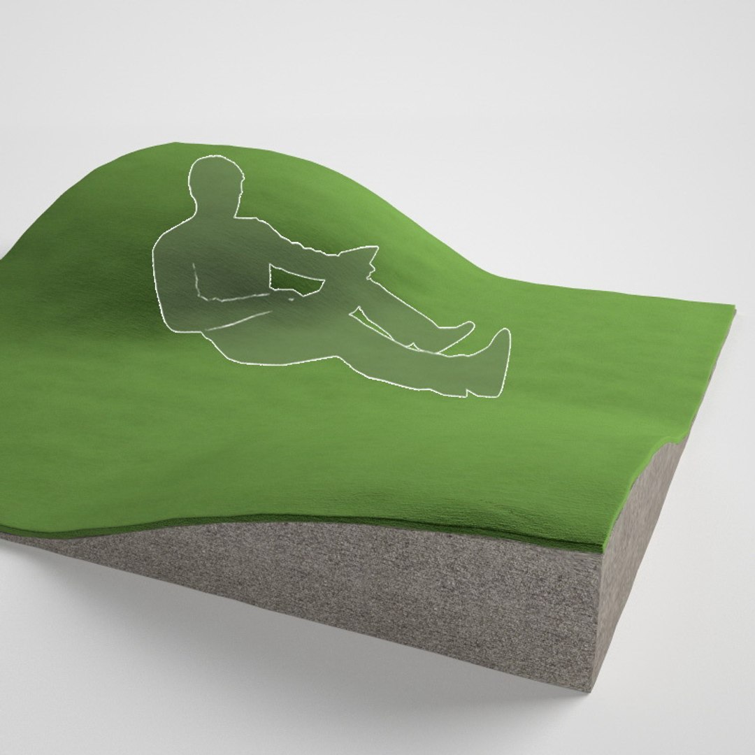 Stylish Lay Ground 3d Model