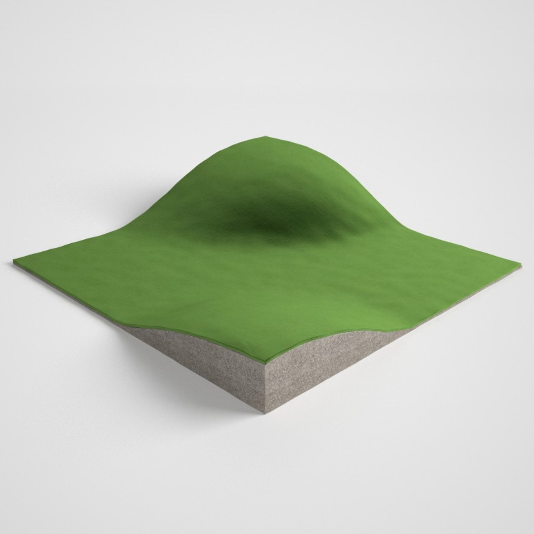 Stylish Lay Ground 3d Model
