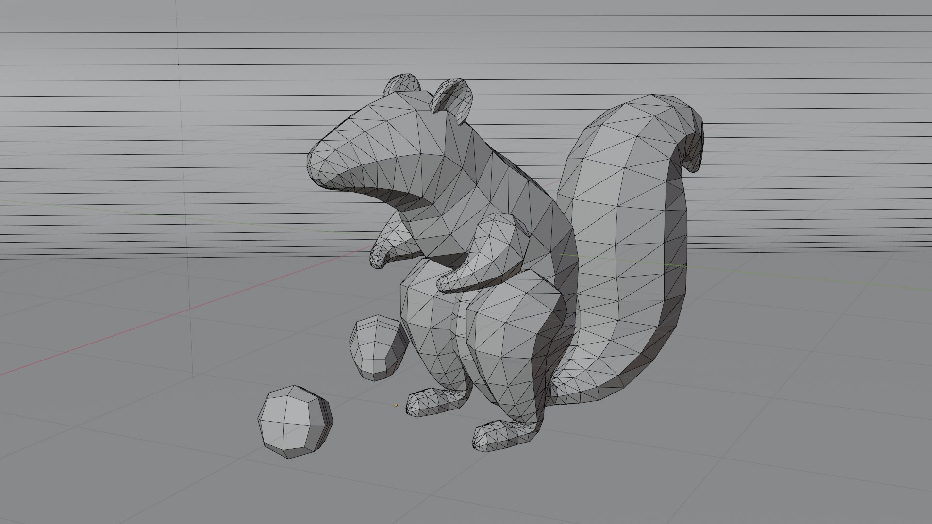 3D Model Chipmunk With Acorn - TurboSquid 2172260