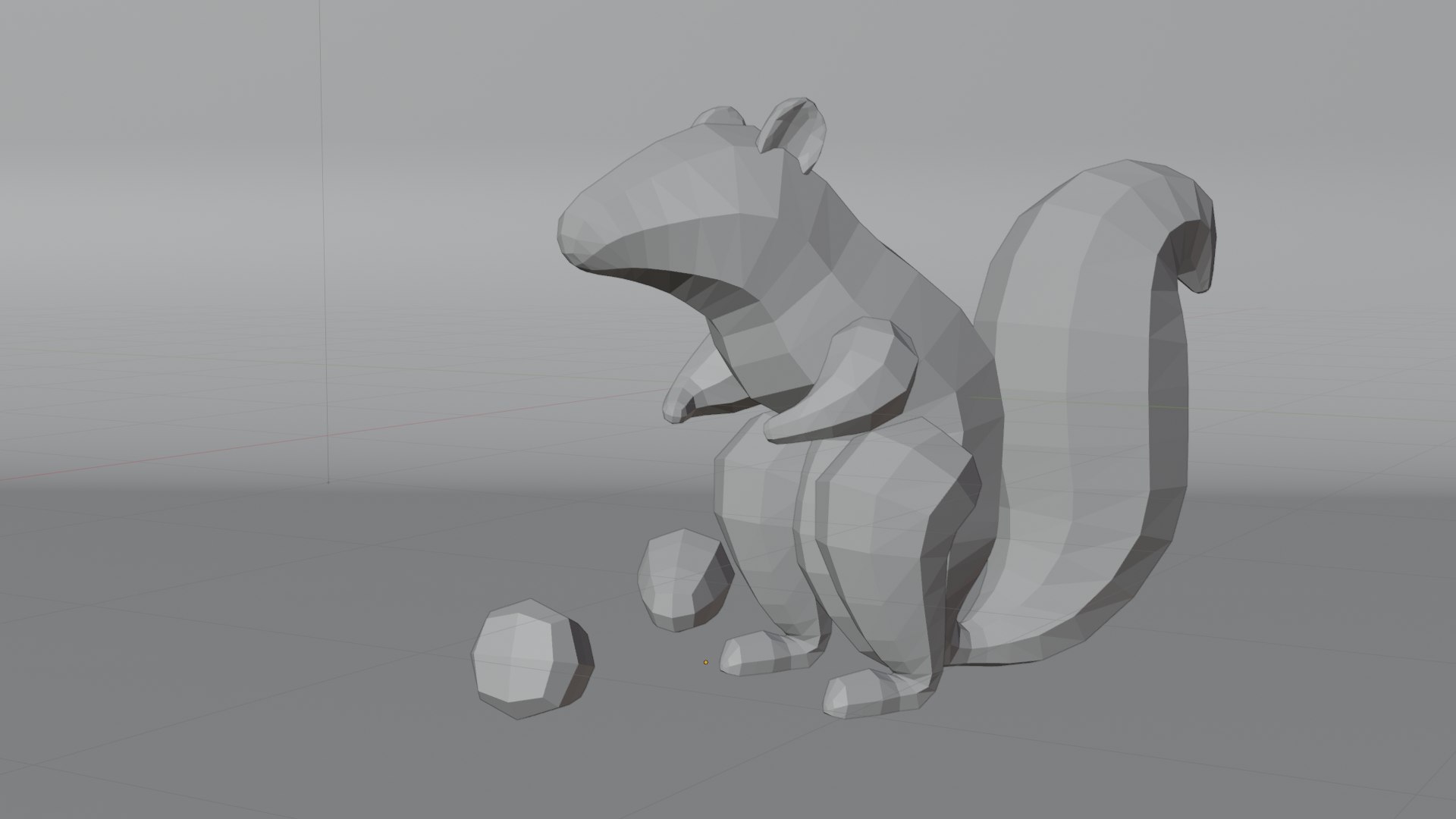 3D Model Chipmunk With Acorn - TurboSquid 2172260