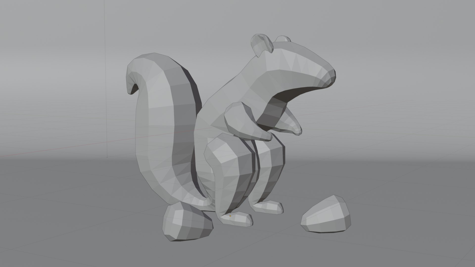 3D Model Chipmunk With Acorn - TurboSquid 2172260