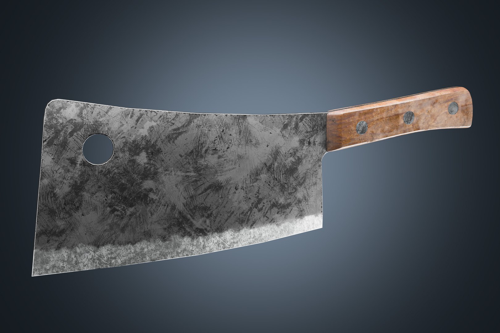 Butcher Knife PBR Game Ready Low-poly 3D Model 3D Model - TurboSquid ...