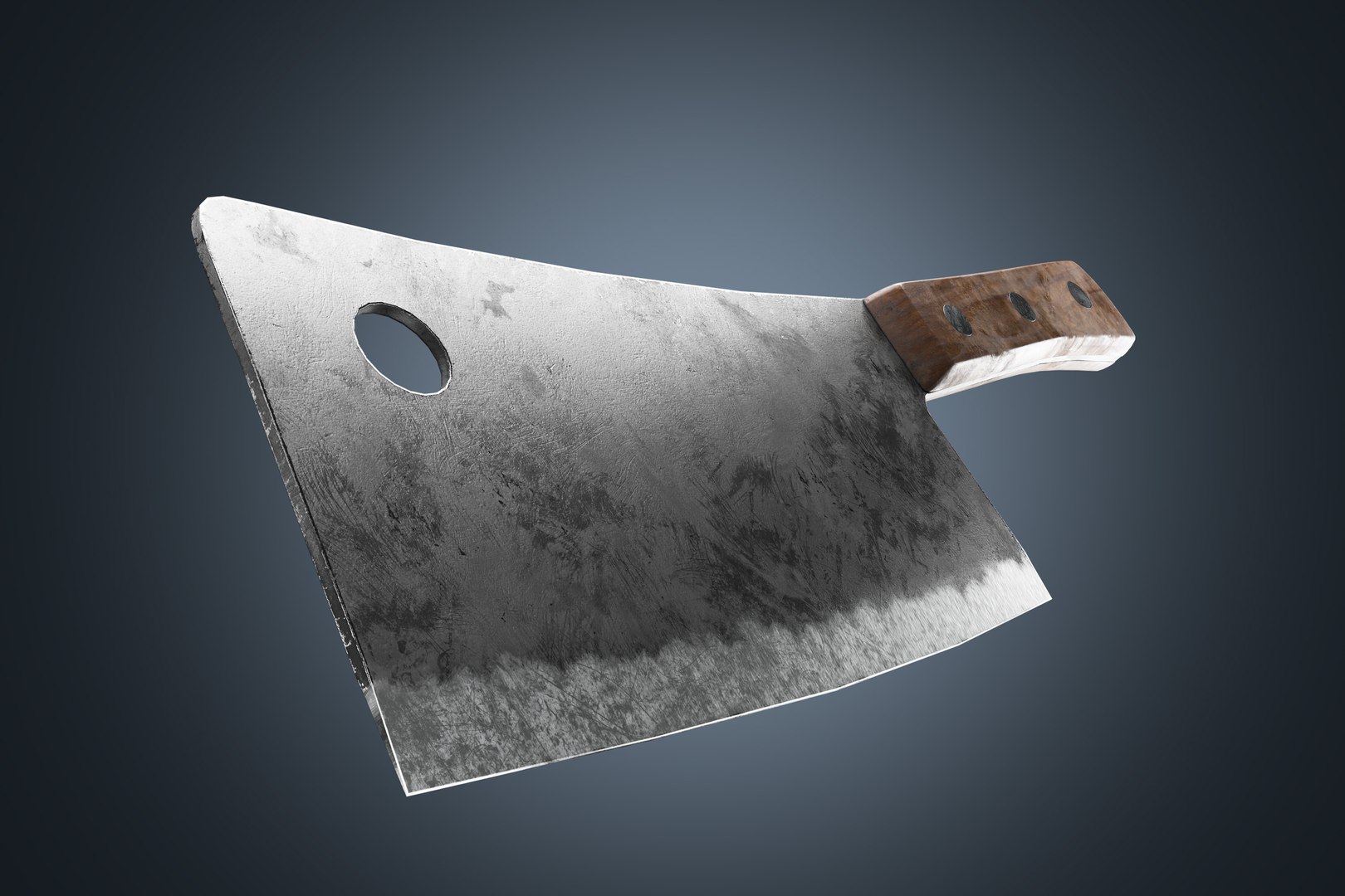 Butcher Knife PBR Game Ready Low-poly 3D Model 3D Model - TurboSquid ...