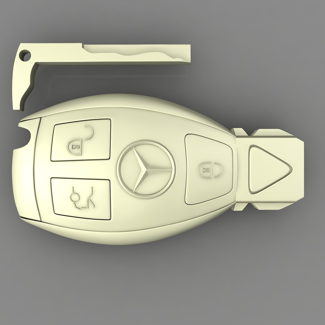 3d Mercedes Smart Key