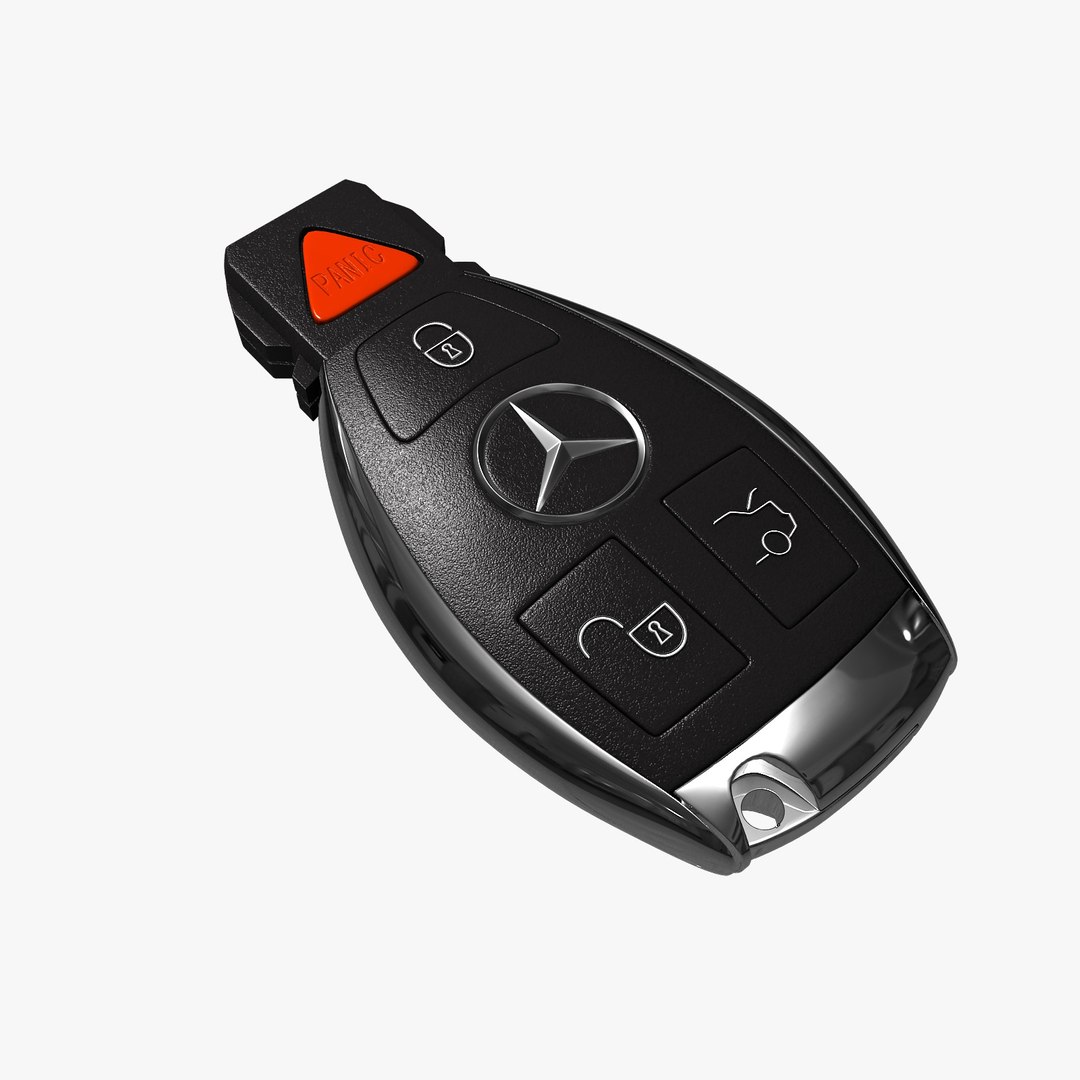 3d Mercedes Smart Key