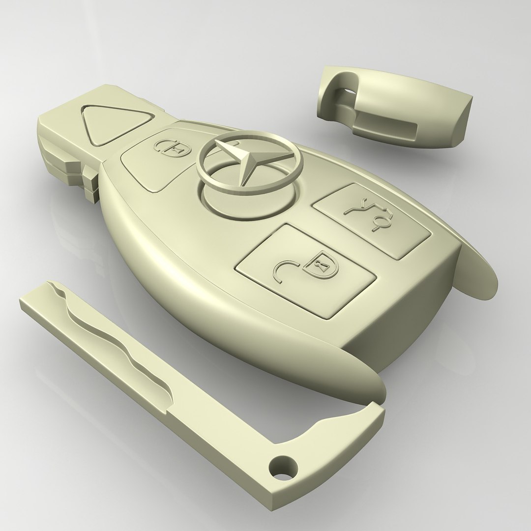 3d Mercedes Smart Key