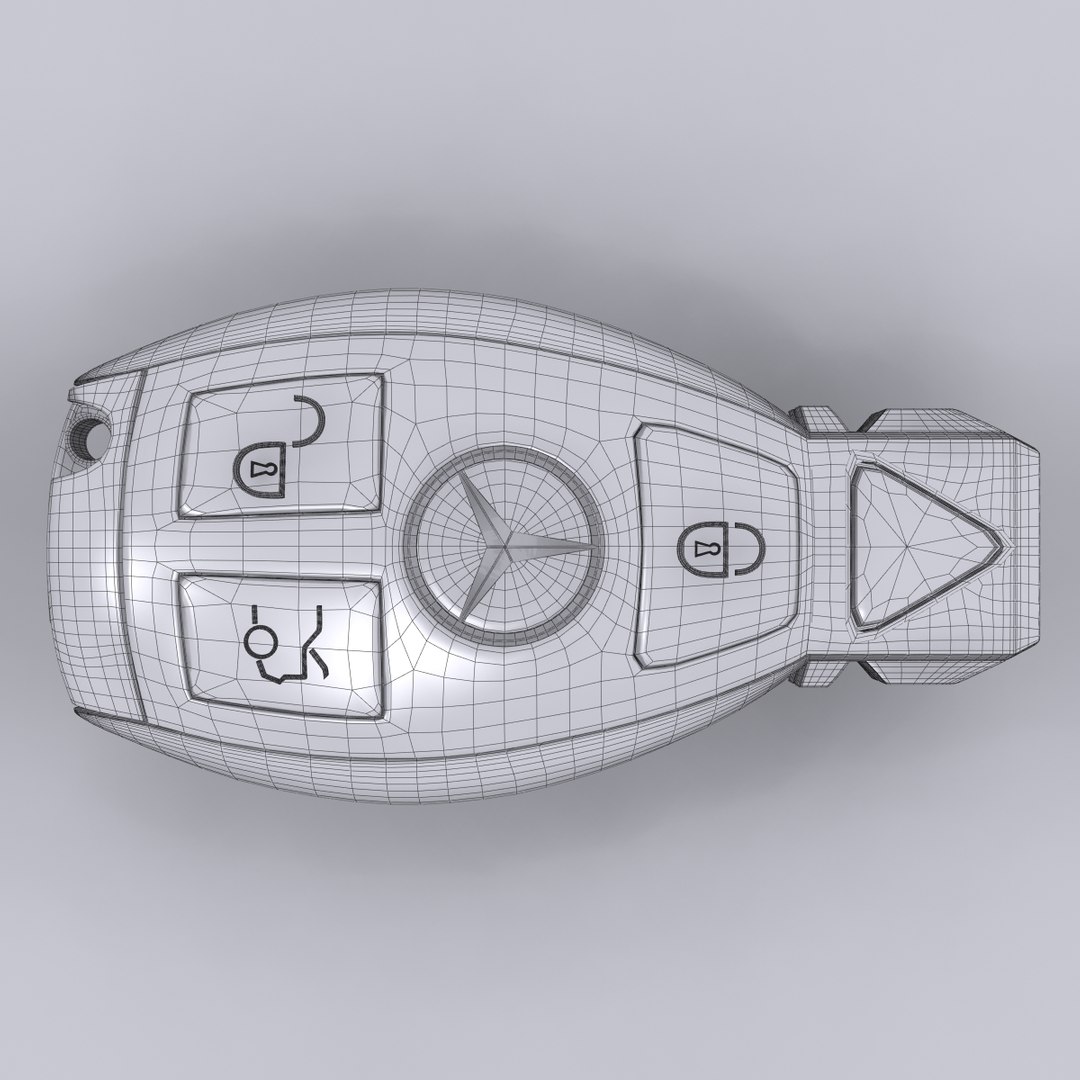3d Mercedes Smart Key
