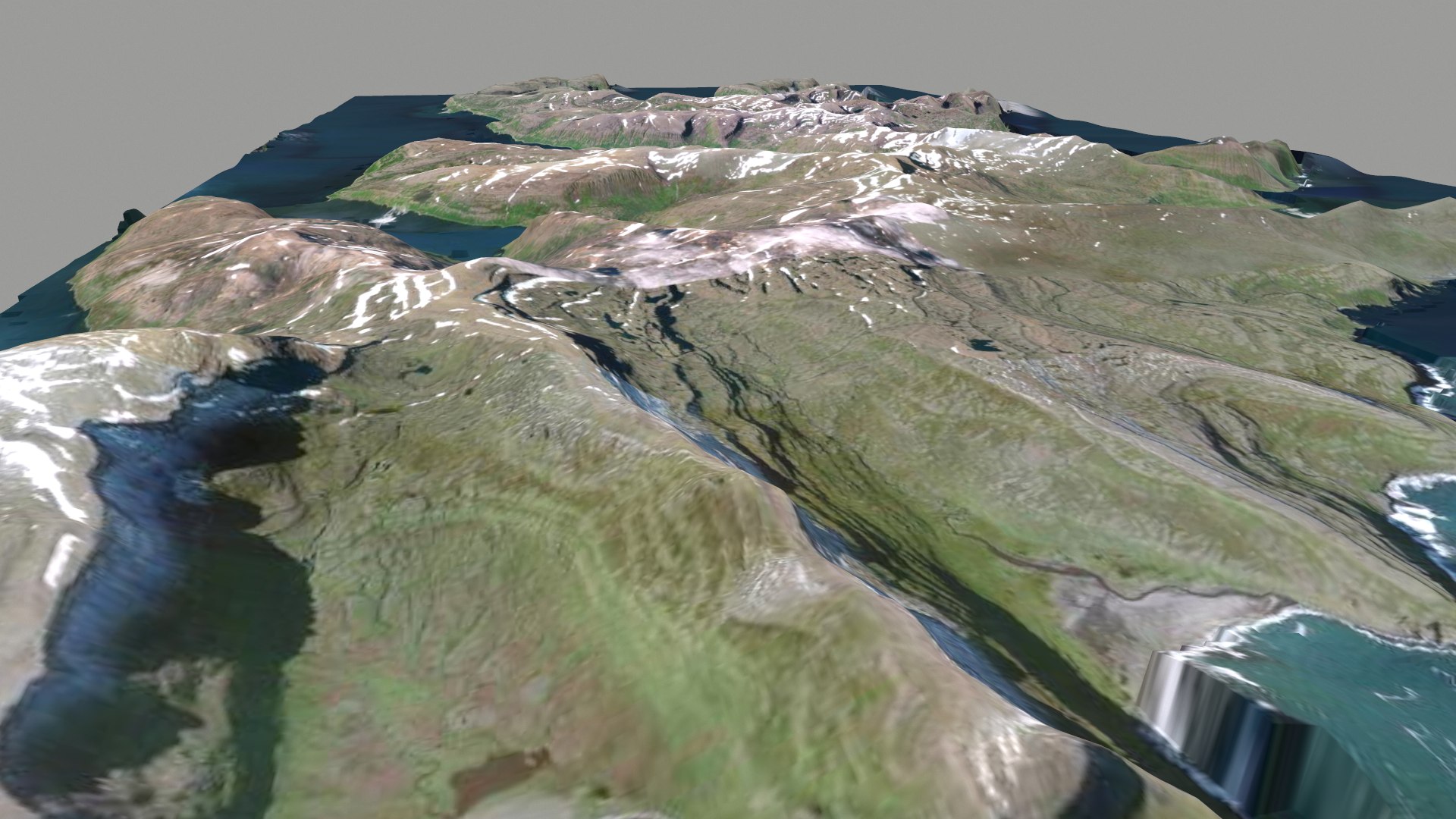 3D Mountain Landscape Hodnstrandir Iceland Model - TurboSquid 1976249